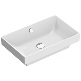 Semi-recessed Washbasin Catalano Zero 60 16037VE00 in Ceramic