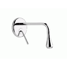 Gessi Goccia 33687+33684 wall-mounted washbasin tap