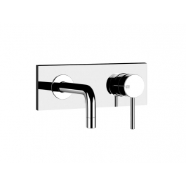 Gessi Via Tortona 38497+44823 wall mounted washbasin tap