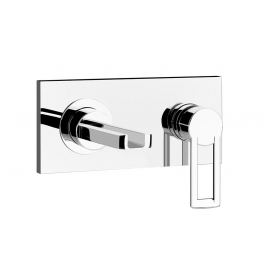Gessi Riflessi 44697+44881 wall mounted washbasin tap