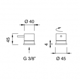 CEA Milo360 MIL40 sink tap