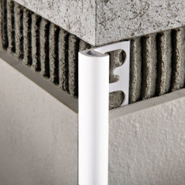 White pvc profile Progress Profiles Projolly PJ 10-01